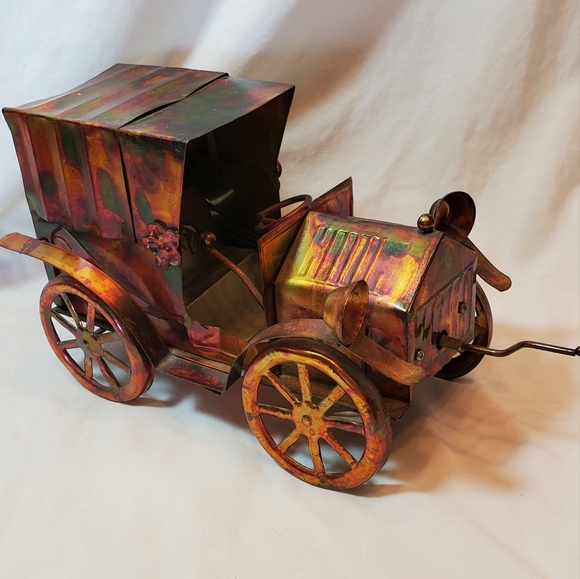 Berkeley Designs | Art | Vintage Roadster Copper Car Music Box Figure ...